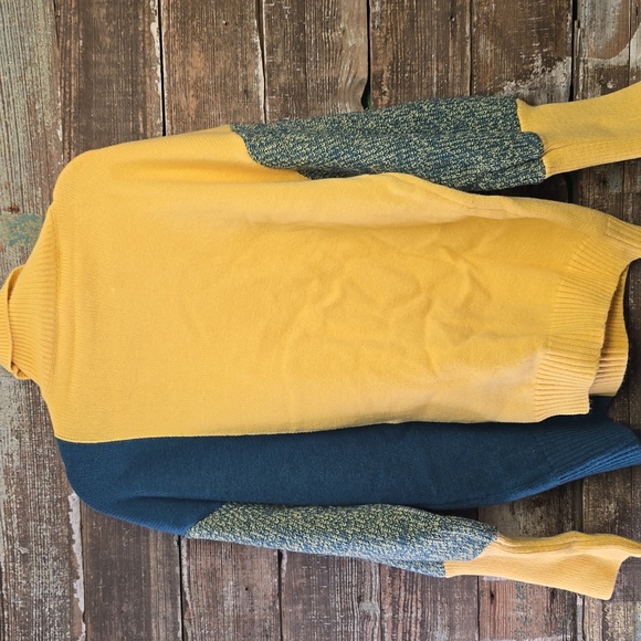 Sweaters | Colorblock Turtleneck Womens Sweater Size 1x New | Poshmark